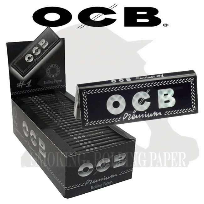 CARTINE OCB NERE PREMIUM BLACK CORTE SINGOLE - SCATOLA DA 50 LIBRETTI ...